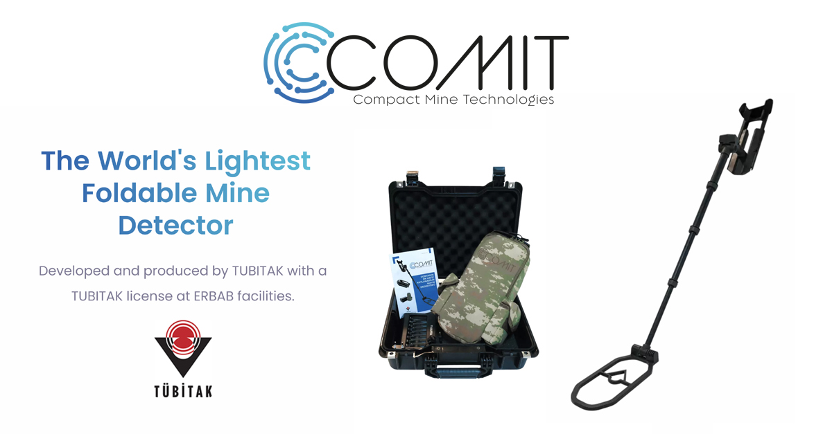 COMIT | The World's Lightest Foldable Mine Detector